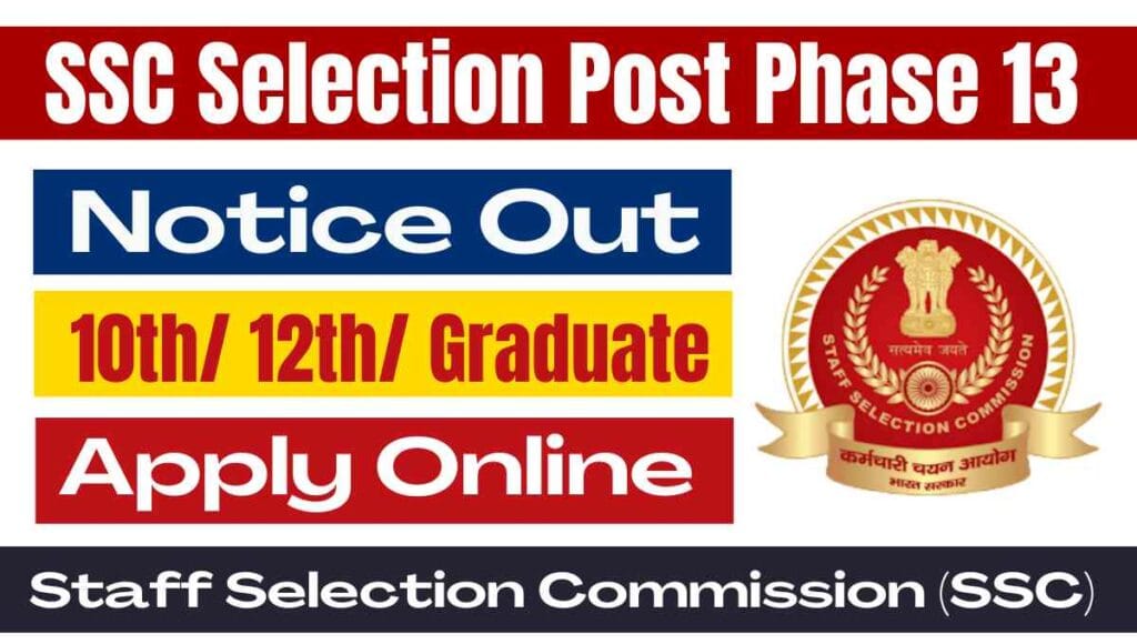 SSC Selection Post Phase XIII/2025 Answer Key OUT, File Objections ...