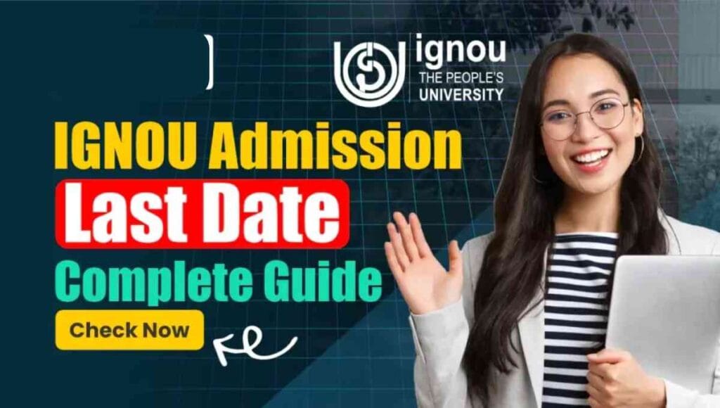 IGNOU UG PG Admission 2025 Apply Online Form - Form Notice