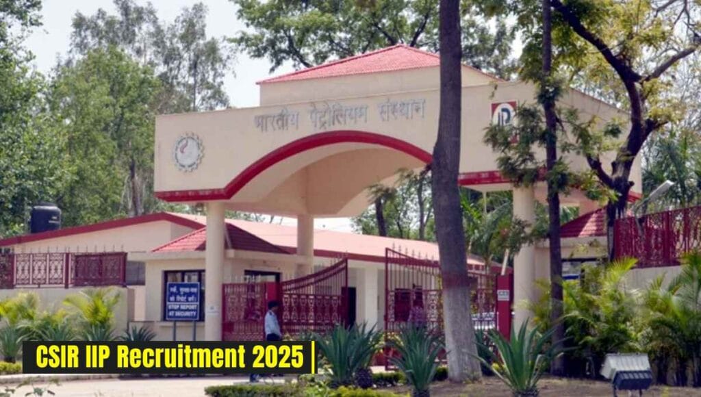 CSIR IIP Recruitment 2025 Eligibility Details Apply Online Form - Form ...