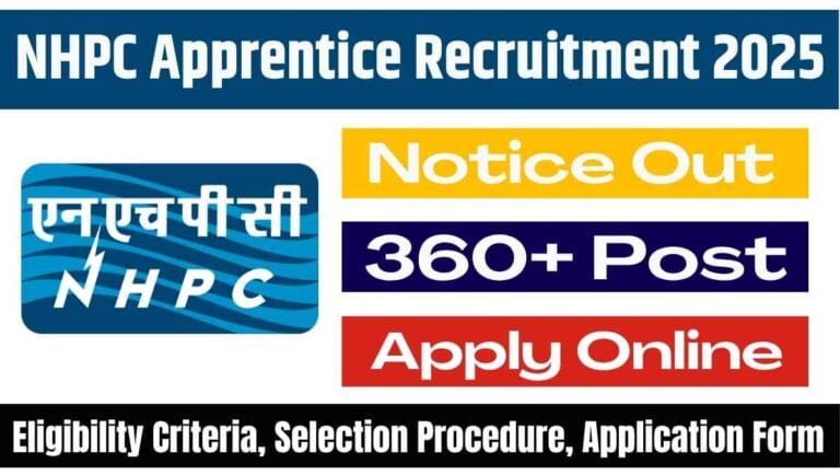 NHPC Apprentice Recruitment 2025 Eligibility Details Apply Online Form ...