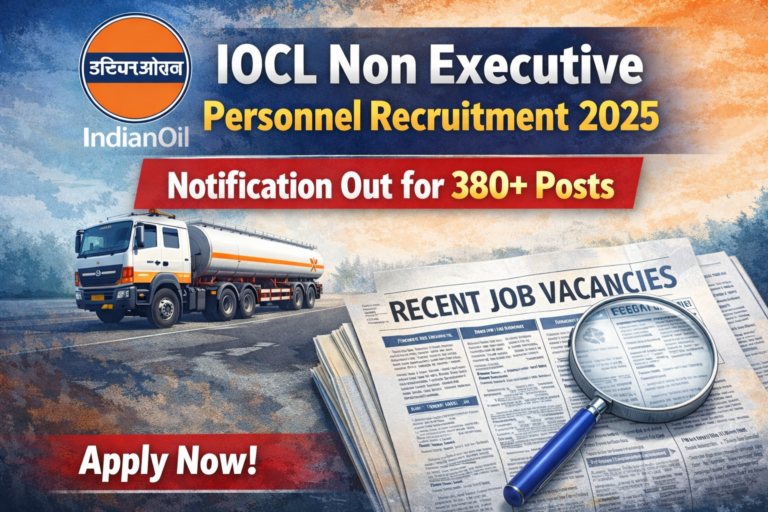 IOCL Non Executive Personnel Recruitment 2025: Admit Card Out for 394 ...