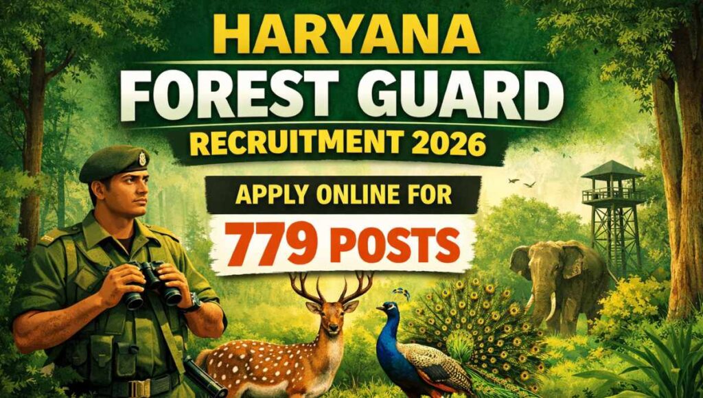 Haryana Forest Guard Recruitment 2026 Apply Online For 779 Posts - Form ...